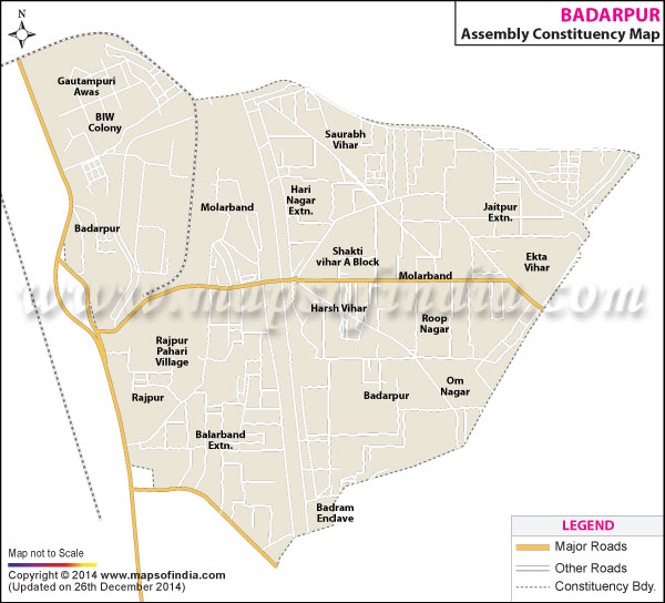 Badarpur Assembly (Vidhan Sabha) Election Results 2015, Constituency ...