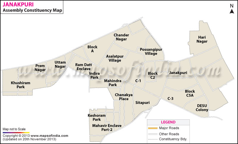 Janak Puri Assembly (Vidhan Sabha) Election Results 2015, Constituency ...
