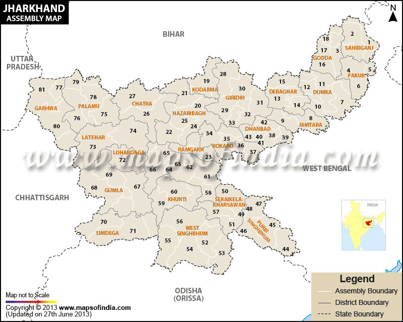 Jharkhand Assembly Elections 2014, Vidhan Sabha Election 2014 Date