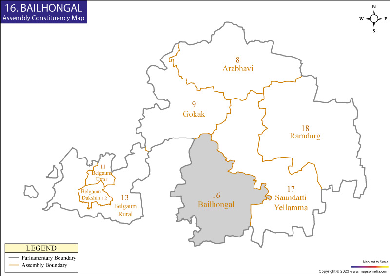Bailhongal Election Result 2023, Belagavi District - Bailhongal Vidhan ...
