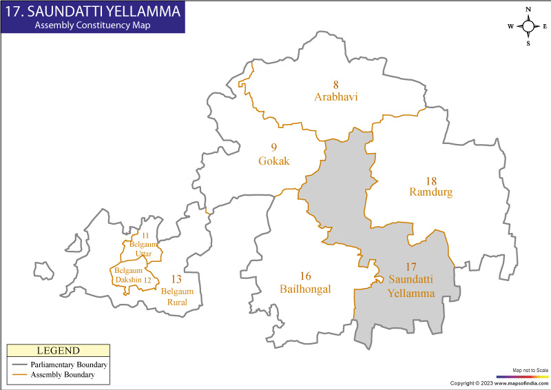 Saundatti Yellamma Election Result 2023, Belagavi District - Saundatti ...