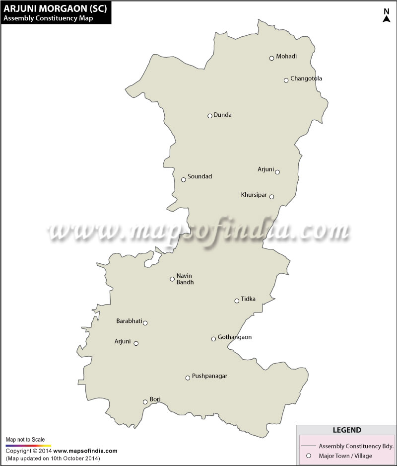 Arjuni Assembly (Vidhan Sabha) Constituency Map and Election Results