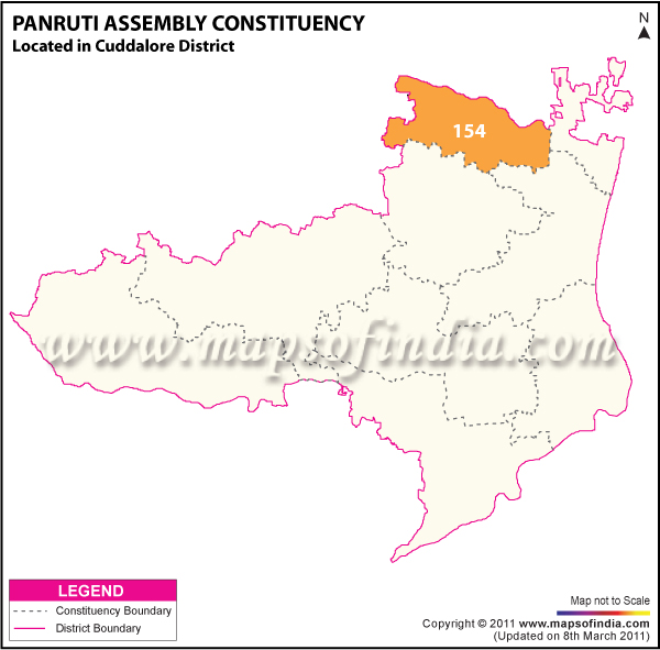 Panruti Map