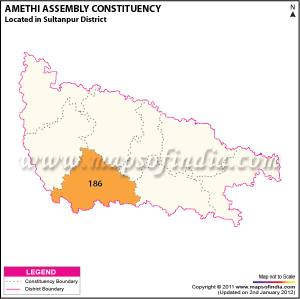 Amethi Election Result 2022 Live | Assembly Constituency Map, Amethi ...