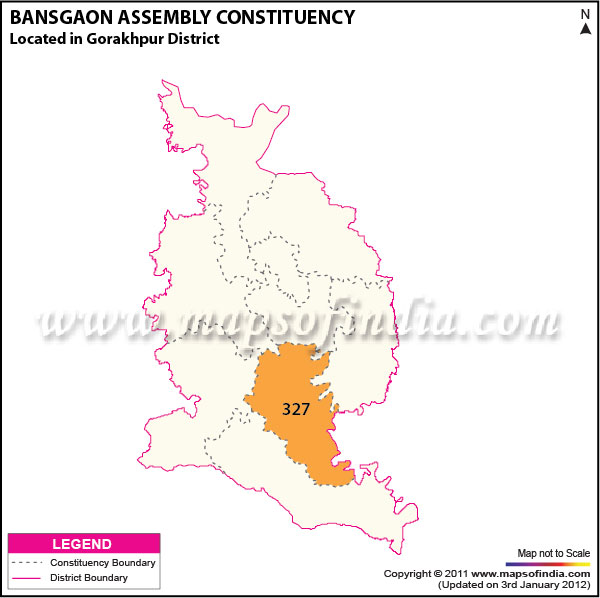Bansgaon (SC) Election Result 2022 Live | Assembly Constituency Map ...
