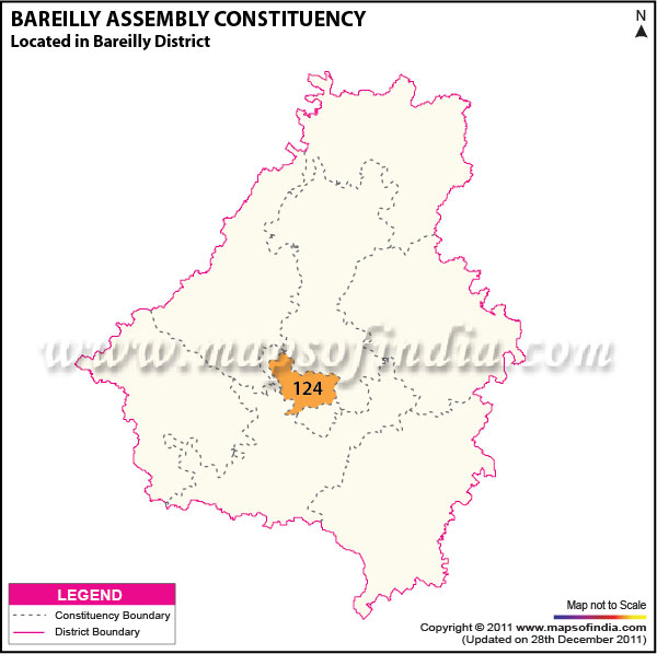 Bareilly Vidhan Sabha Constituency Map | Bareilly Election Result 2022 ...
