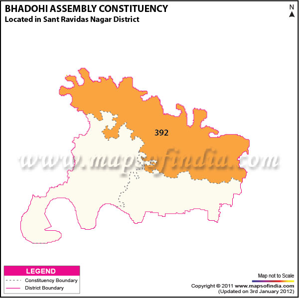 Bhadohi Election Result 2022 Live | Assembly Constituency Map, Bhadohi ...
