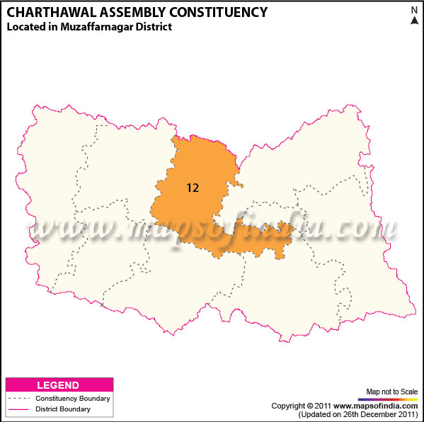Charthawal Vidhan Sabha Constituency Map | Charthawal Election Result ...