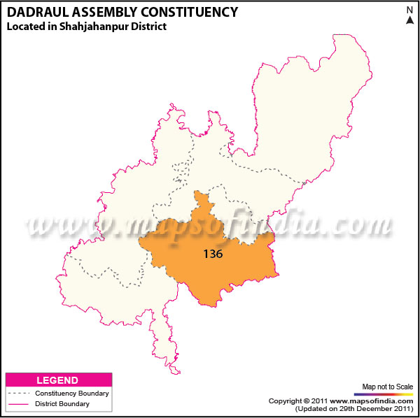 Dadraul Vidhan Sabha Constituency Map | Dadraul Election Result 2022 ...