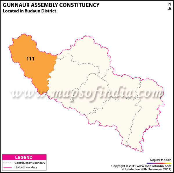 Gunnaur Vidhan Sabha Constituency Map | Gunnaur Election Result 2022 ...