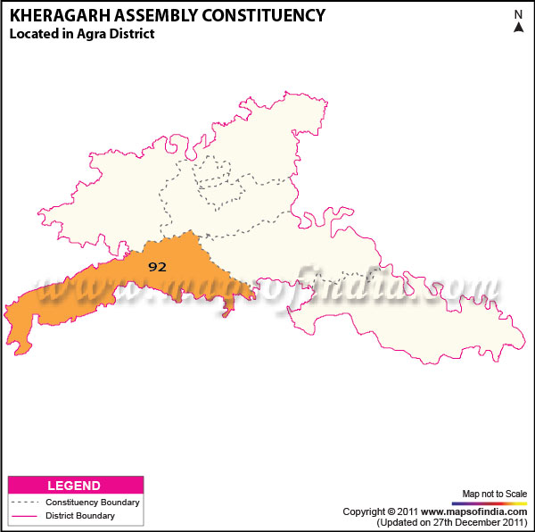 Kheragarh Vidhan Sabha Constituency Map | Kheragarh Election Result ...