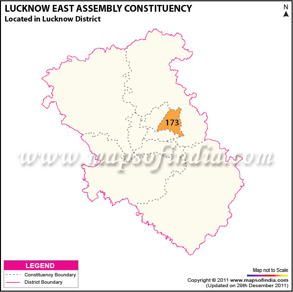 Lucknow East Election Result 2022 Live | Assembly Constituency Map ...