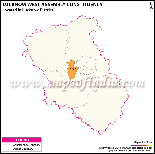 Lucknow West Election Result 2022 Live | Assembly Constituency Map ...
