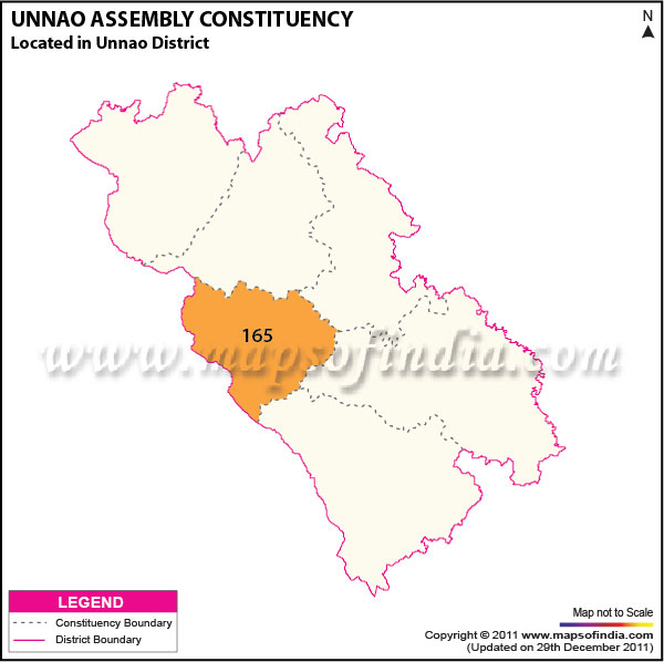 Unnao Assembly Constituency Map, Unnao Election 2017 Results