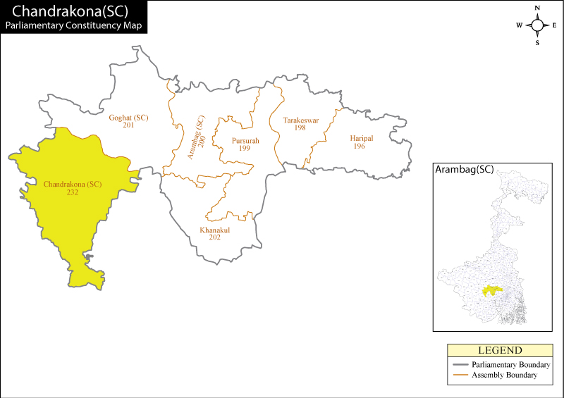 LIVE Chandrakona Election Result 2026, Paschim Medinipur District ...