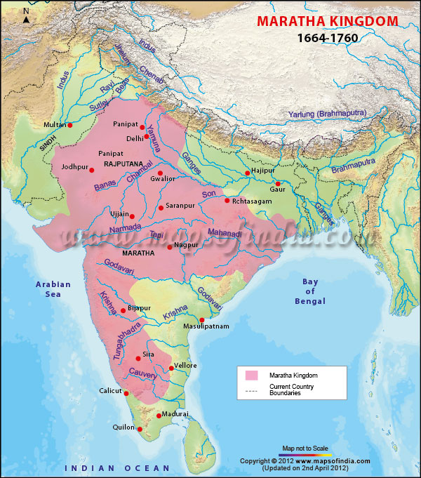 Marathas Location
