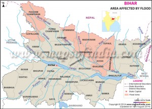 Areas Affected by Flood in Bihar | Map in News