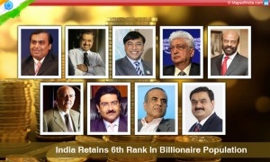 India Retains 6th Rank in Billionaire Population - India