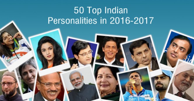Top 50 Personalties of India in 2016-17 - Government