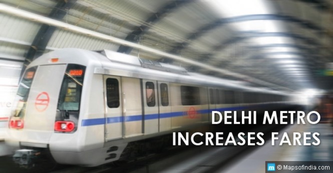 Delhi Metro Increases Minimum and Maximum Fare - India