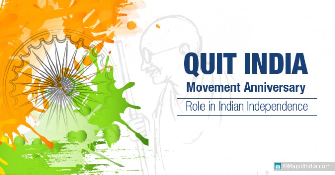 Quit India Movement Platinum Anniversary - History