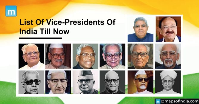 List Of Vice-Presidents Of India Till Now : Their Tenure & Party Name ...