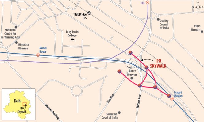 ITO Skywalk in Delhi: A New-Age Wonder - India