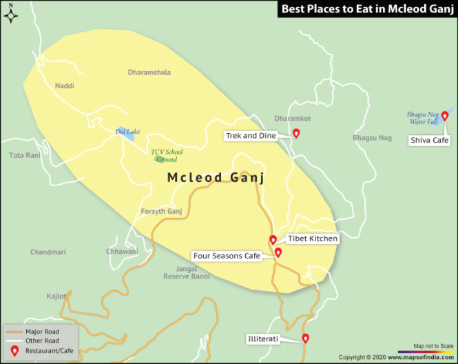 Best Places to Eat in McLeod Ganj of Dharamshala in Kangra district of ...