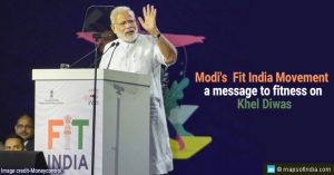 Modi's Fit India Movement: A Message of Fitness on Khel Diwas - India