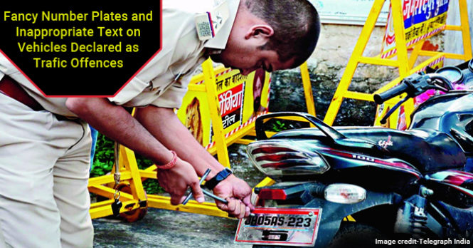 Fancy Number Plates and Inappropriate Text on Vehicles Declared as ...