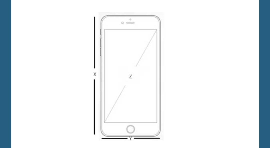 The How is the screen size of a smartphone measured Refer the below ...