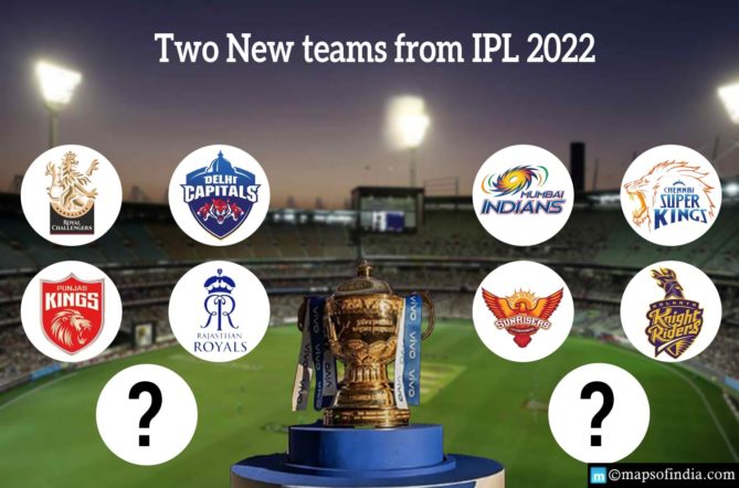 IPL gets two new teams from Season 15 - India