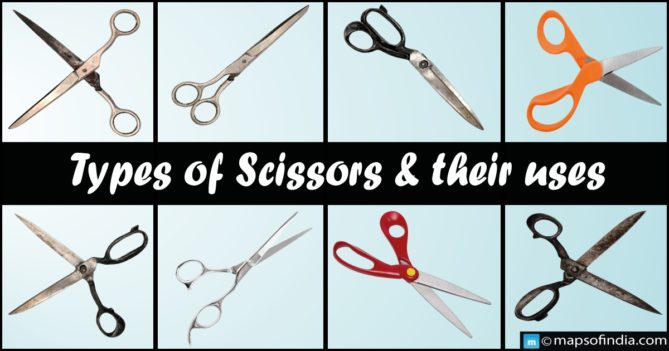 What are the types of scissors and their uses? - Art