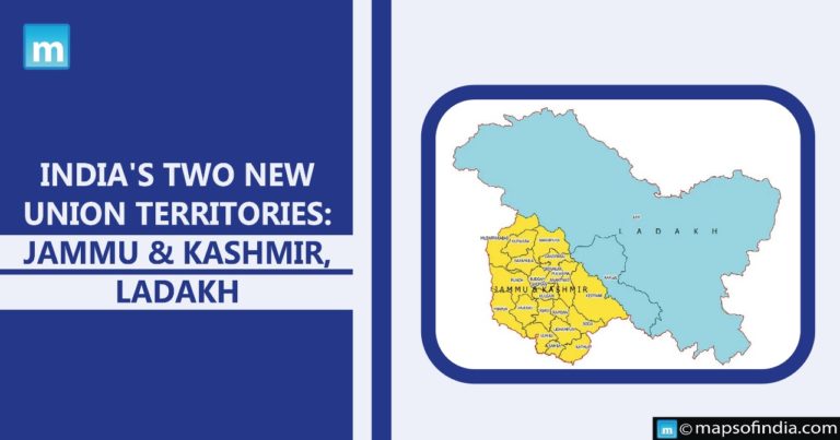 Maps of The Union Territories of Jammu & Kashmir and Ladakh (Proposed ...