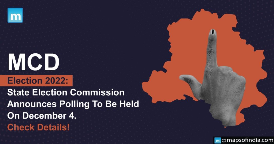 MCD Election 2022: State Election Commission Announces Polling To Be ...
