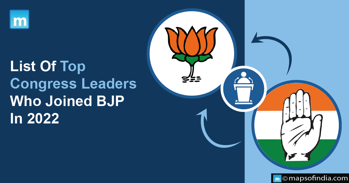 List Of Top Congress Leaders Who Joined BJP in 2022 - Blog