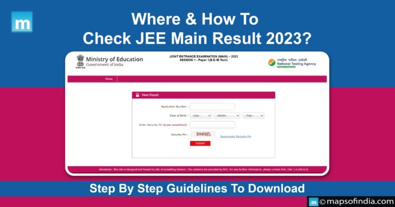 Where And How To Check JEE Main Result 2023? Step by Step Guidelines To ...
