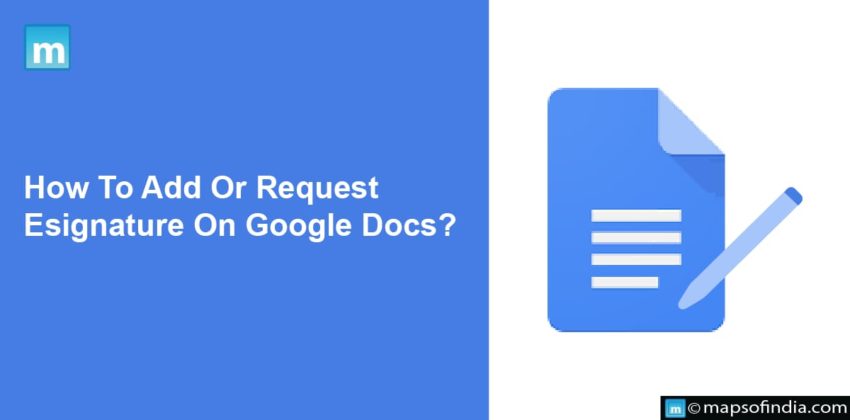 How To Add Or Request eSignature On Google Docs? - computer