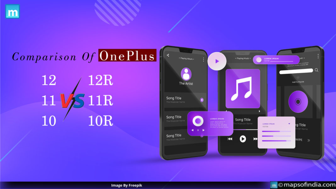 Comparison Of OnePlus 12 And 12R With 11 And 11R,10 And 10R - Asia