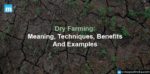 Dry Farming: Meaning, Techniques, Benefits And Examples - Agriculture