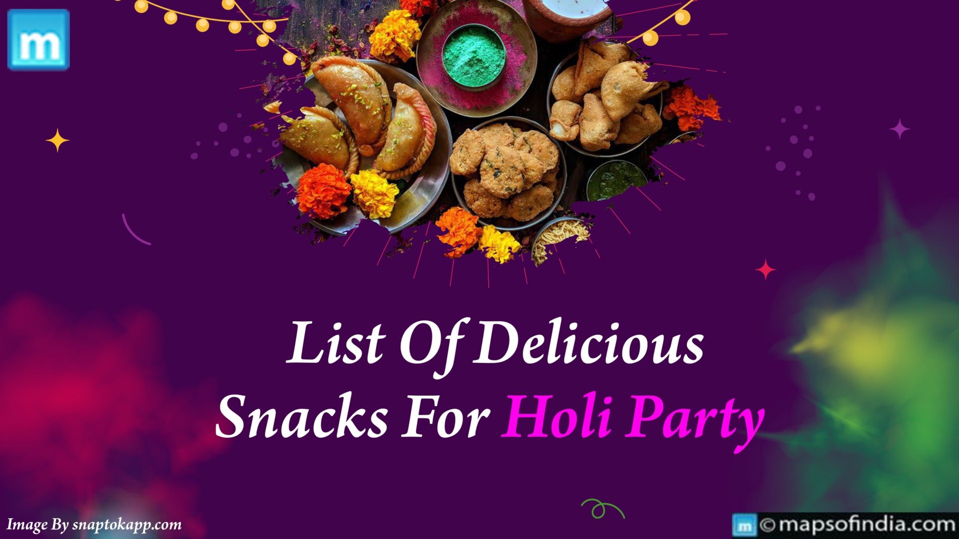 List Of Delicious Snacks For Holi Party - Asian dishes