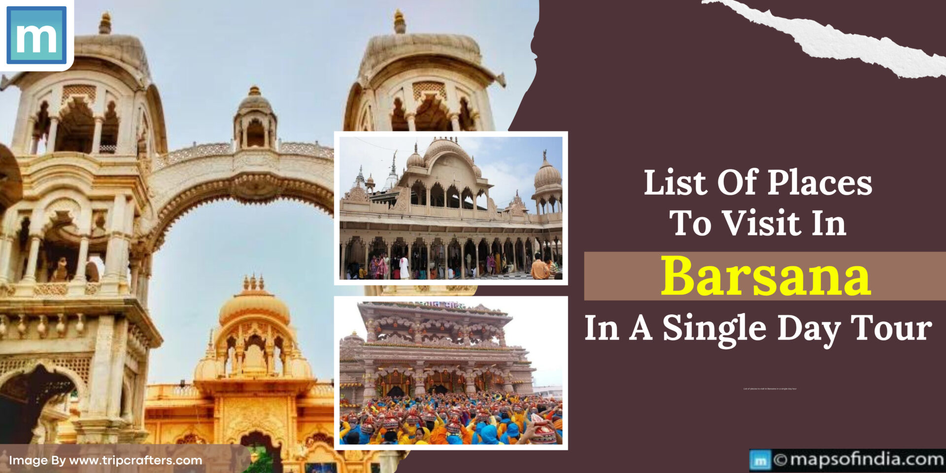 List Of Places To Visit In Barsana In A Single Day Tour - Architecture