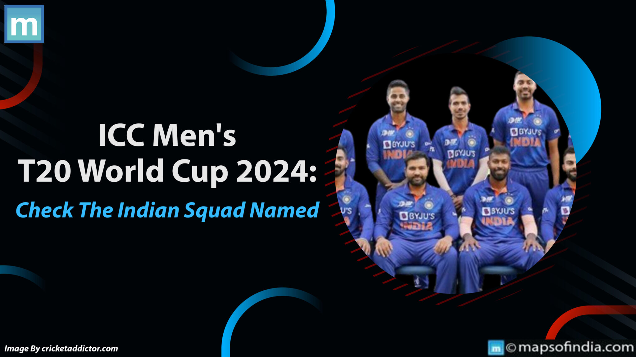 ICC Men’s T20 World Cup 2024: Check The Indian Squad Named - India