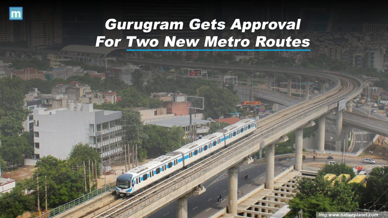 Gurugram Gets Approval For Two New Metro Routes - Architecture Two New ...