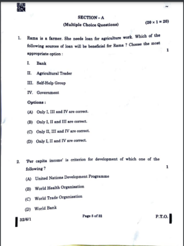 Class 10 Social Science Exam Today’s Term 2 Question Paper & Answer Key ...