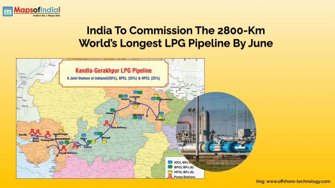 India to launch 2800-km World's Longest LPG Pipeline by June