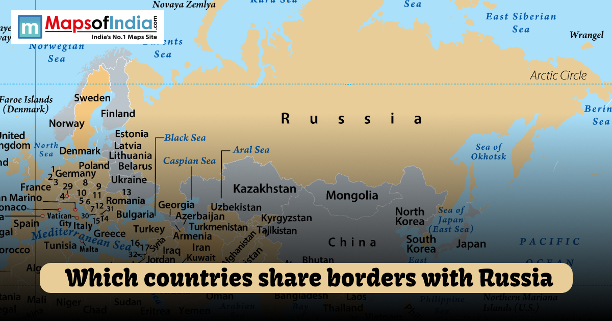 Countries That Share a Border with Russia
