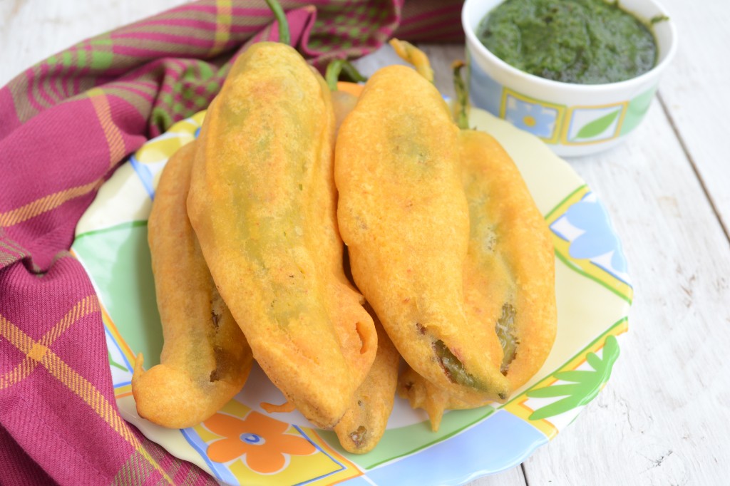 Mirchi Vada Recipe - Indian Starters Recipes