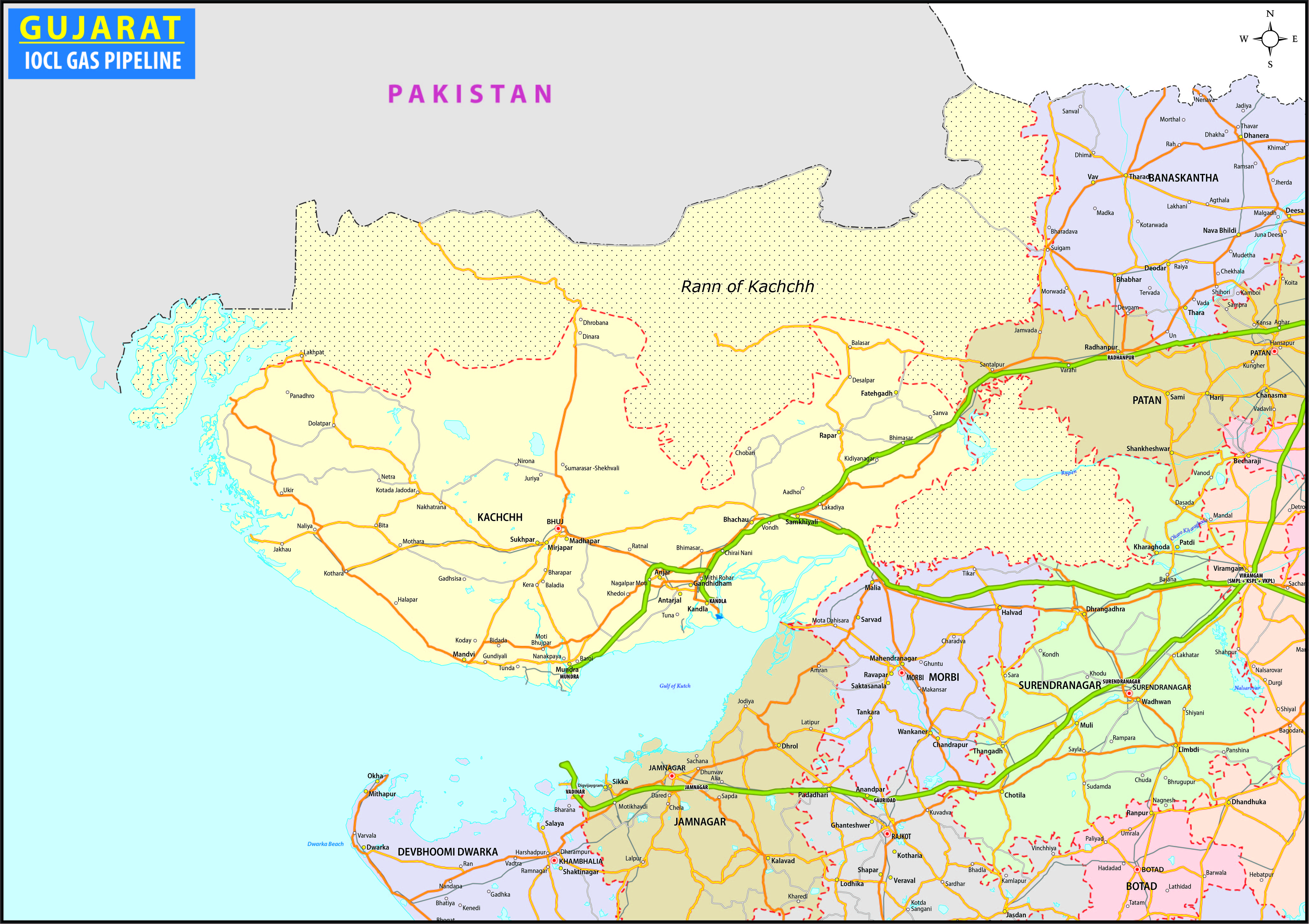 Custom Mapping Solution and Maps for Oil and Gas Sector