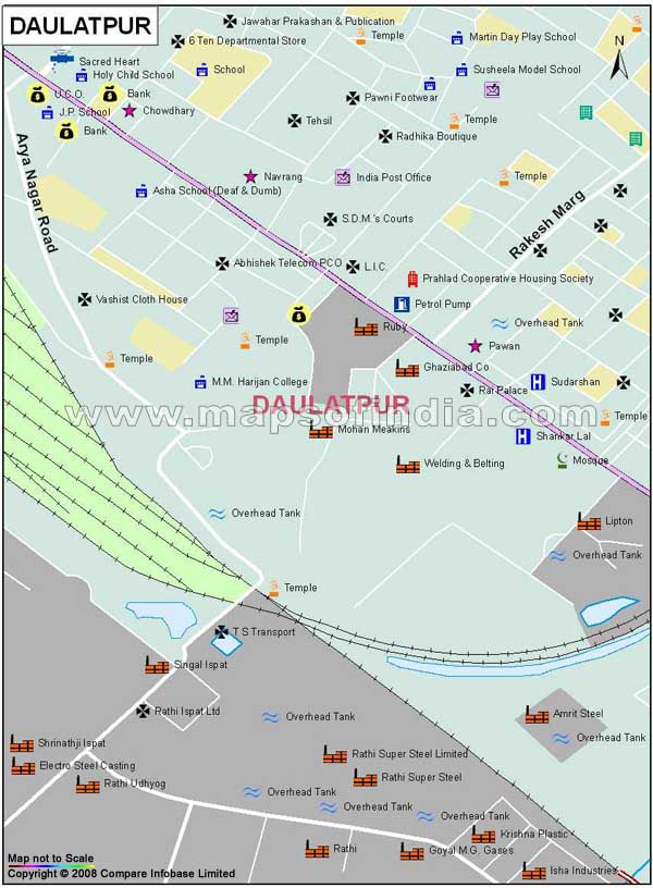 Daulatpura Locality Map, Ghaziabad